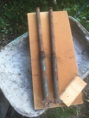Triumph Pre Unit Rigid Front Forks Pair Used Look Original Spares ...