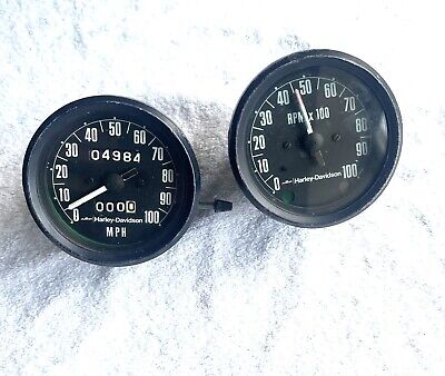 Harley Davidson Sportster Speedometer And Rev Counter. Spares Or Repair.
